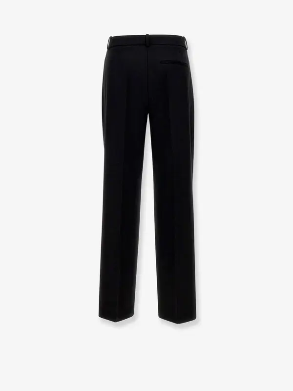 BOSS Virgin Wool Trousers - Black
