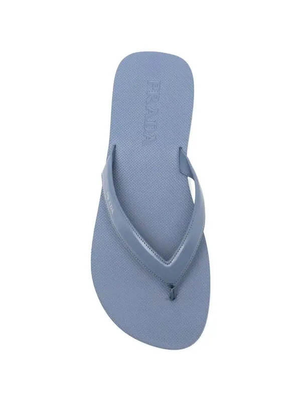 Prada Leather Thong Sandals