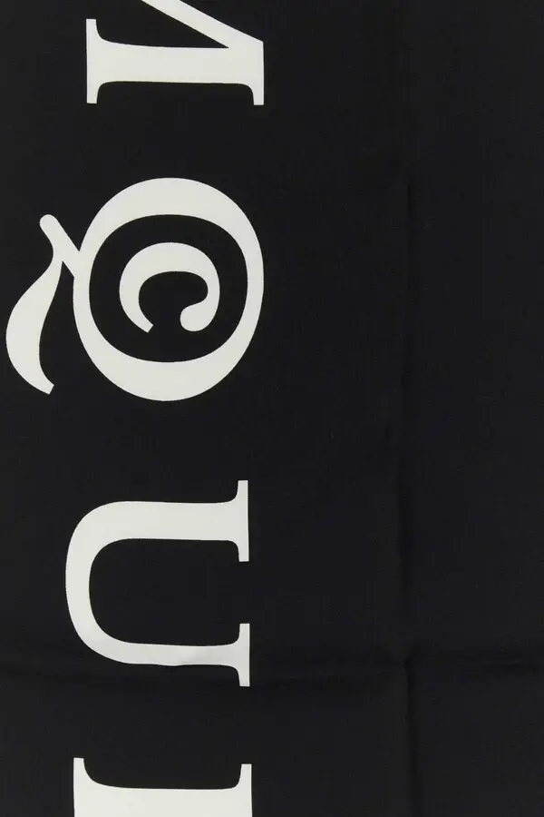 Alexander McQueen Silk Foulard - Black
