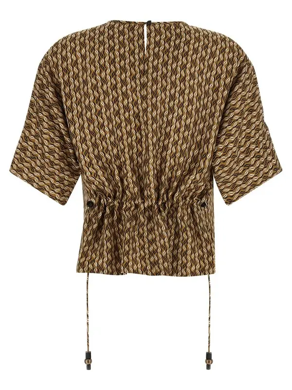 Max Mara Mxmnordica Silk Blouse - Brown