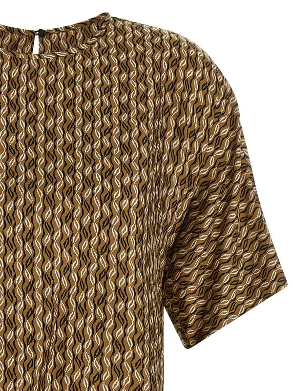 Max Mara Mxmnordica Silk Blouse - Brown