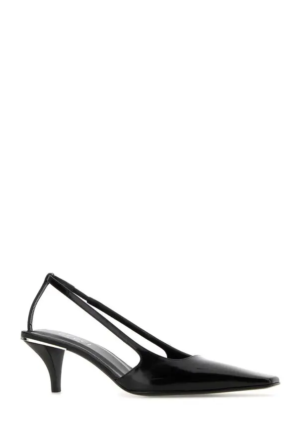 Gucci Slingback Pumps With Embellished Detailing - Black