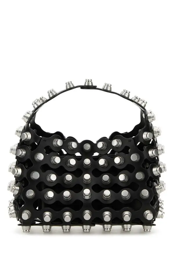 Alexander Wang Embellished Leather Small Rex Handbag - Black