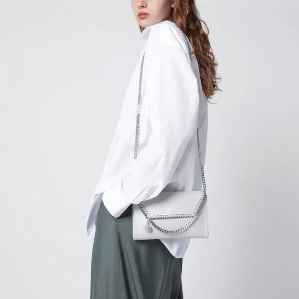 Stella McCartney Falabella Shoulder Wallet Bag - Gray