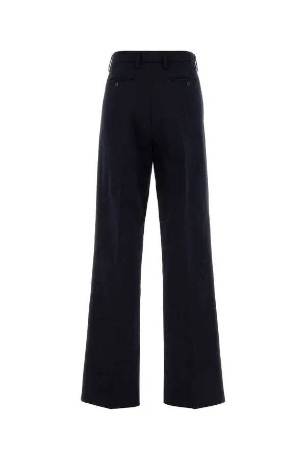 Prada Navy Cotton Pants - Blue