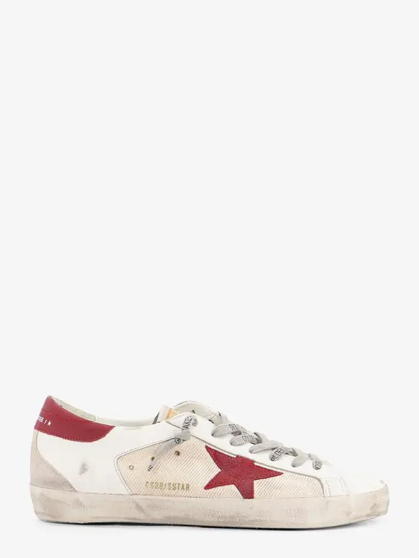 GOLDEN GOOSE Super Star Leather Sneakers - Multicolor