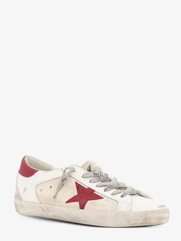 GOLDEN GOOSE Super Star Leather Sneakers - Multicolor