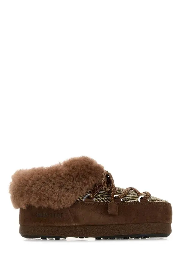 Moon Boot Fabric X Guest In Residence Evx Ankle Boots - Brown