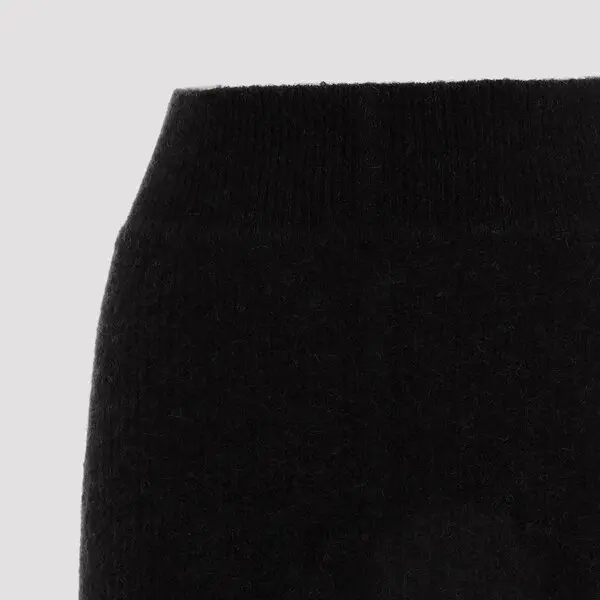 Rick Owens Alpaca Blend Pillar Skirt With Slit