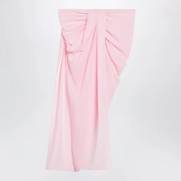 Jacquemus Asymmetric Draped Pareo Skirt - Pink