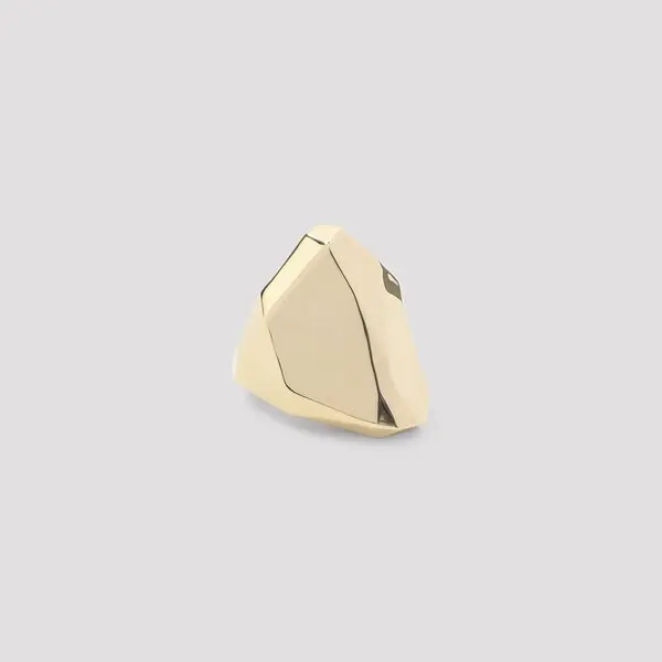 LANVIN Cubic Metal Ring - Silver