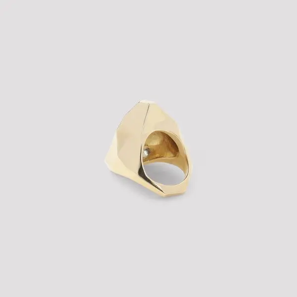 LANVIN Cubic Metal Ring - Silver