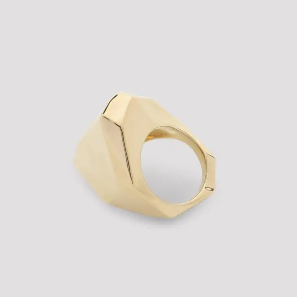 LANVIN Cubic Metal Ring - Silver