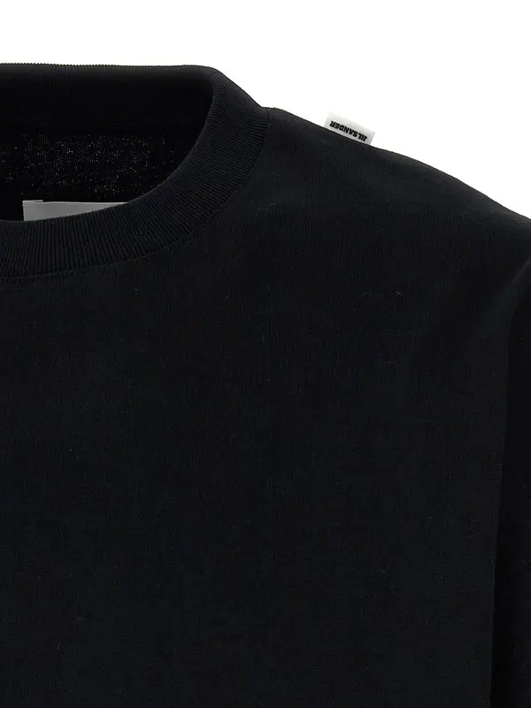 JIL SANDER Basic T-shirt - Black