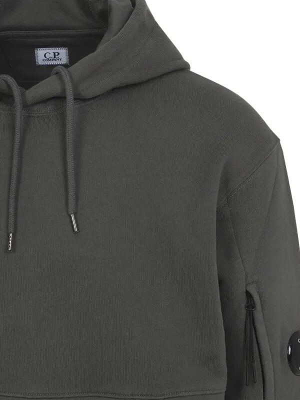 C.P. COMPANY Logo Cotton Hoodie - Multicolor
