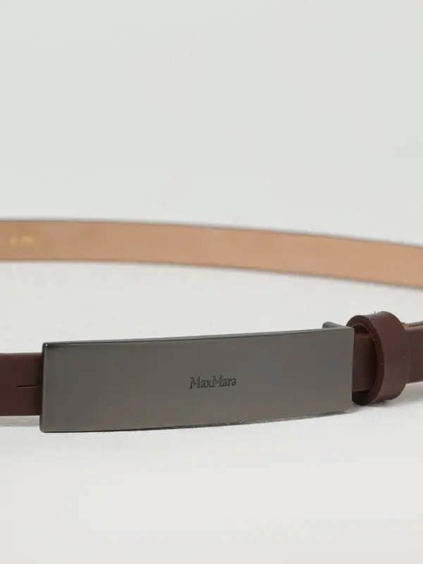 Max Mara Leather Belt - Brown