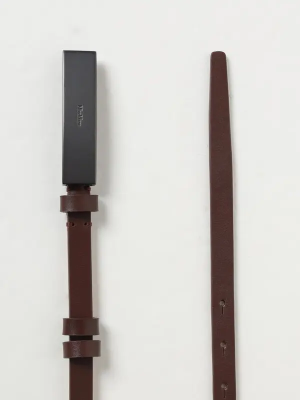 Max Mara Leather Belt - Brown
