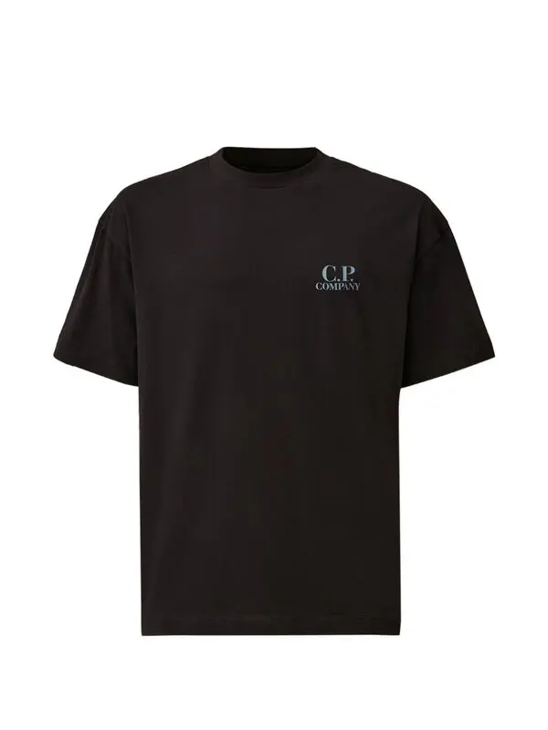 C.P. COMPANY Logo Cotton T-shirt - Multicolor