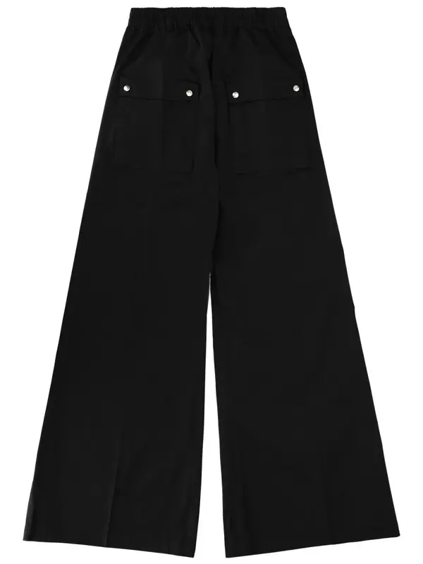 Rick Owens Wide Leg Bela Pants - Black