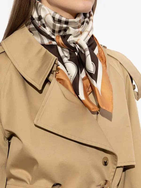 Burberry Check Wool Foulard
