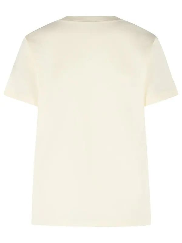 Moncler Cotton T-shirt With Embroidered Logo