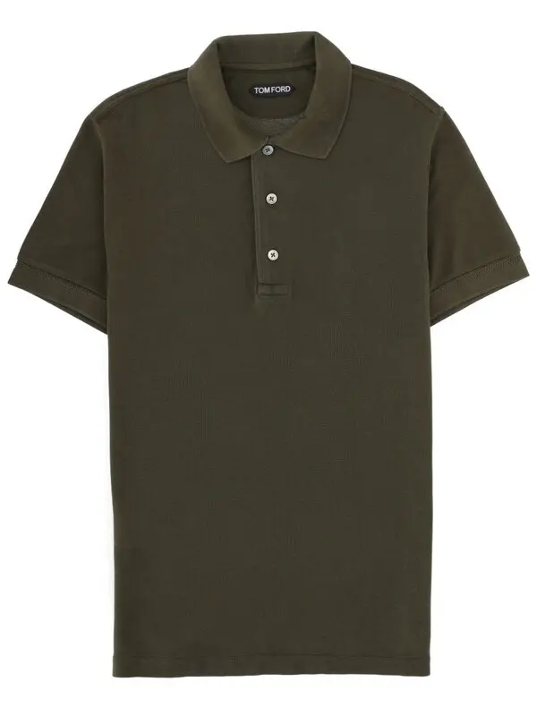 TOM FORD Lyocell And Cotton Polo Shirt - Multicolor