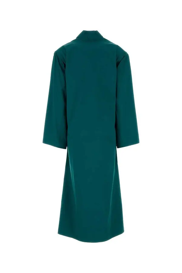 Alaïa Petrol Poplin Over Coat
