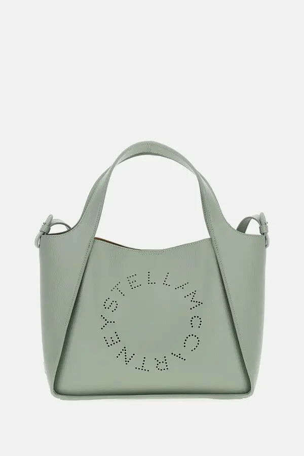 Stella McCartney Perforated Logo Shoulder Bag