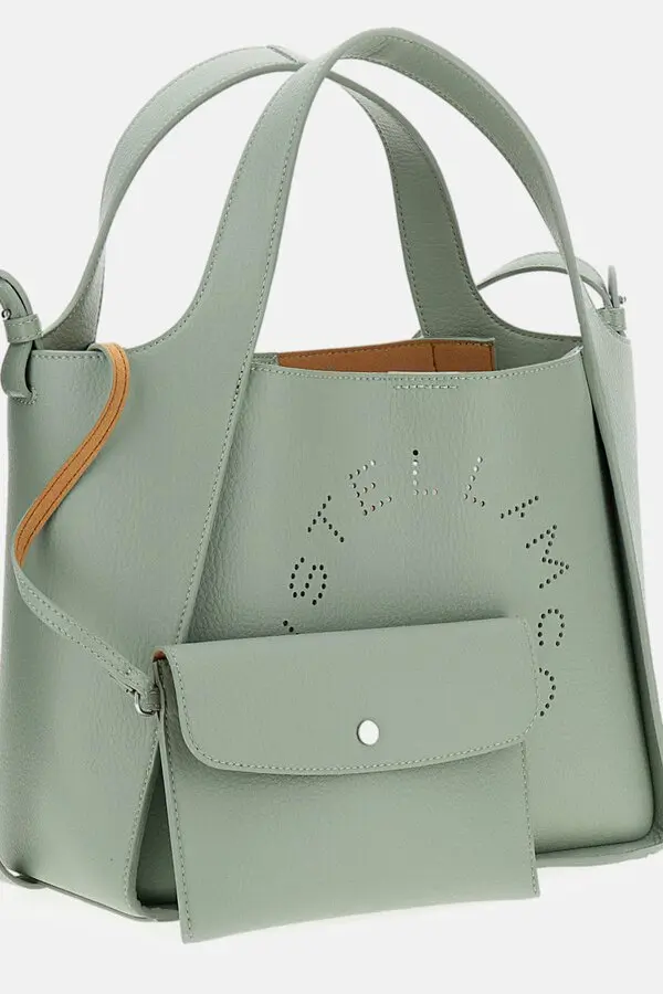 Stella McCartney Perforated Logo Shoulder Bag