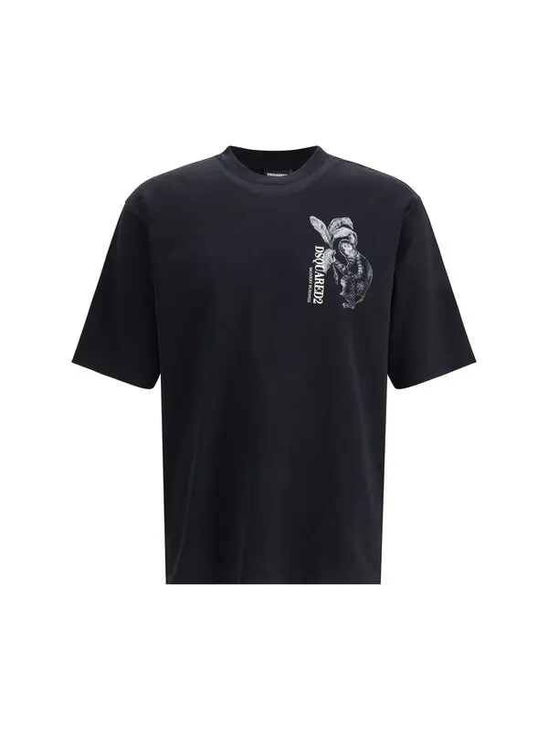 Dsquared2 Monkey Business T-shirt - Black