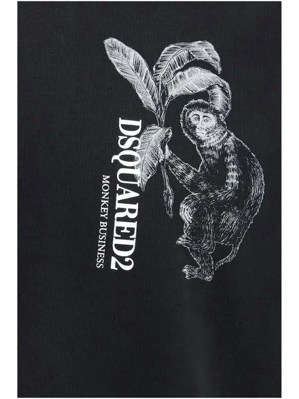 Dsquared2 Monkey Business T-shirt - Black