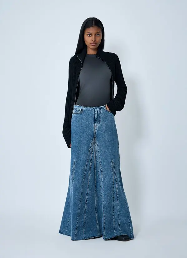 Our Legacy Rebel Denim Maxi Skirt