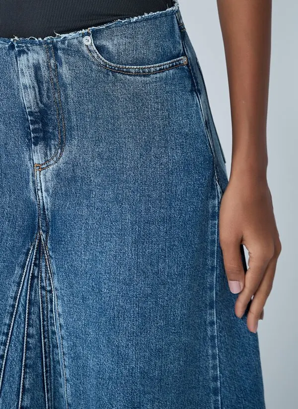 Our Legacy Rebel Denim Maxi Skirt