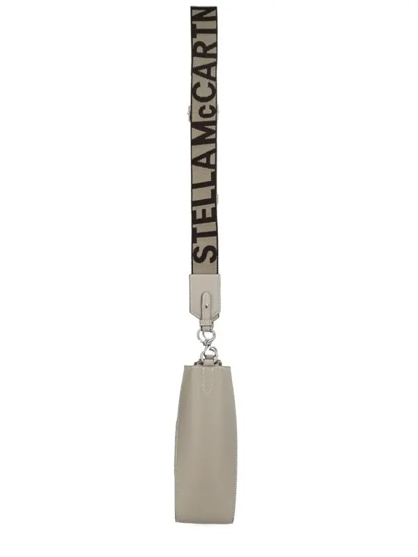 Stella McCartney Bag With Logo Strap - Gray