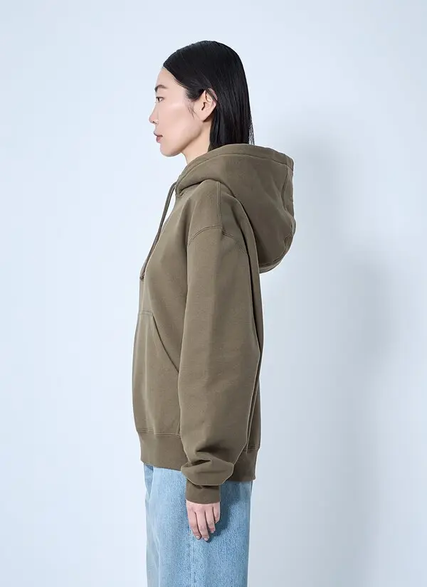 Saint Laurent Hooded Logo Motif Sweatshirt
