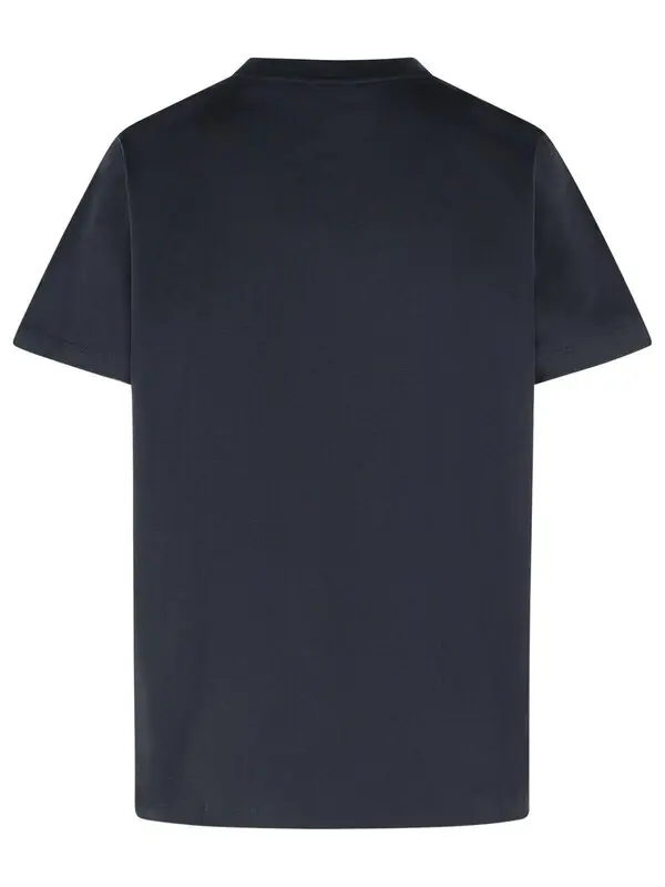 GANNI Cotton T-shirt With Puppy Logo