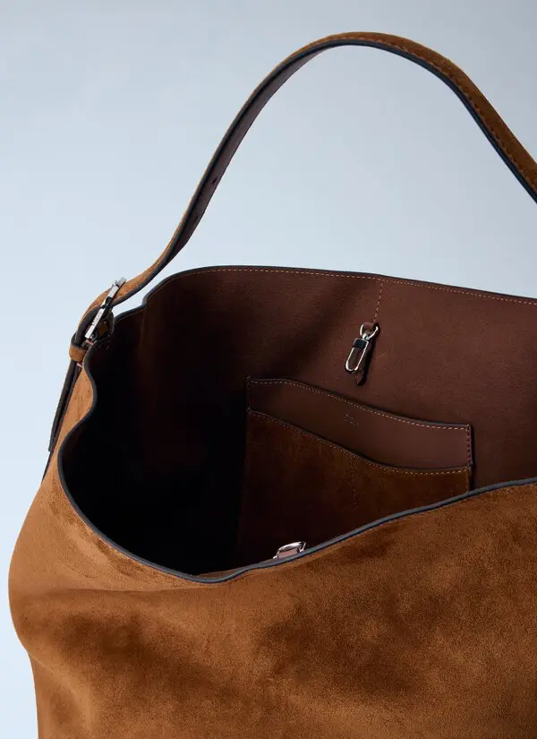 TOTEME Suede Belted Tote Bag