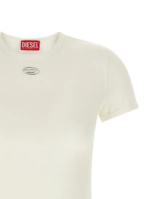 DIESEL® Uncutieslong-od" T-shirt - White