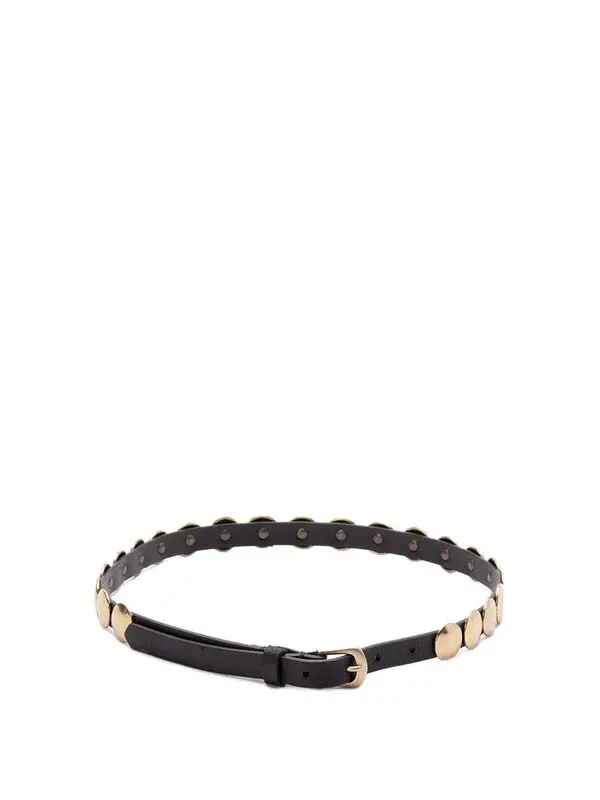 GOLDEN GOOSE Trinidad Thin Belt With Studs - Multicolor