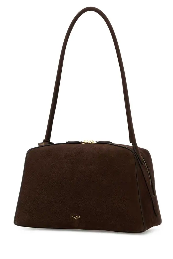 Alaïa Leather Shoulder Bag - Brown