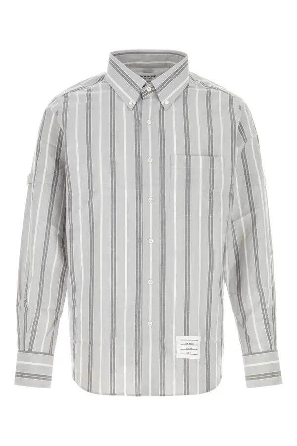 Thom Browne Embroidered Cotton Shirt