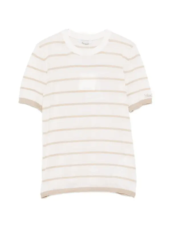 Max Mara Striped Knit T-shirt - Multicolor