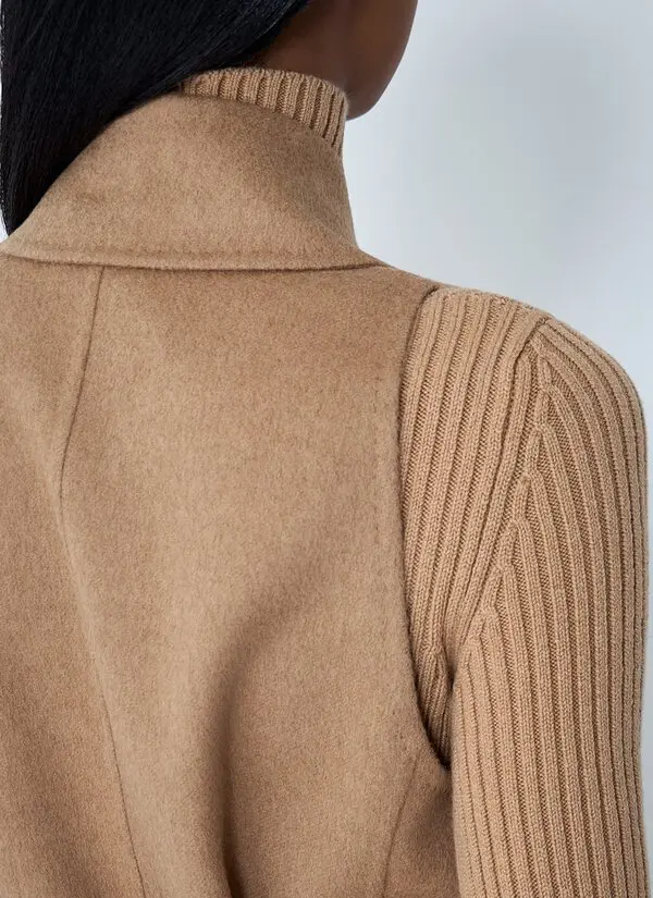 Max Mara Tailored Maxi Wool Blend Waistcoat - Multicolor