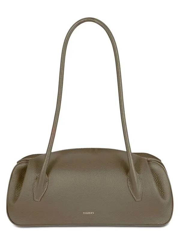 Yuzefi Oyster Small Shoulder Bag - Gray