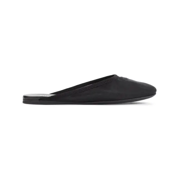 Miu Miu Embroidered Logo Slip-on Shoes