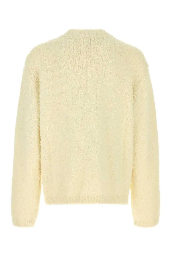 Séfr Ivory Cotton Blend Oversize Odilon Sweater - White