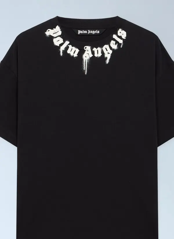Palm Angels Spray Neck Logo T-shirt