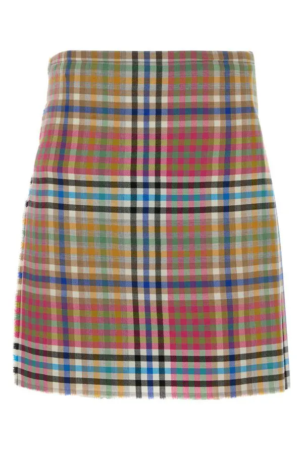 VIVIENNE WESTWOOD Embroidered Wool Mini Skirt