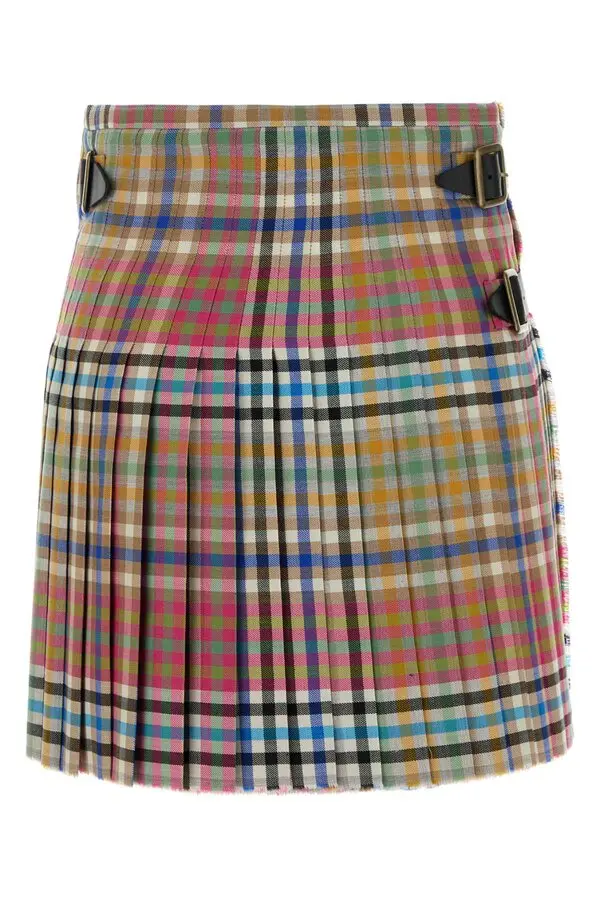 VIVIENNE WESTWOOD Embroidered Wool Mini Skirt
