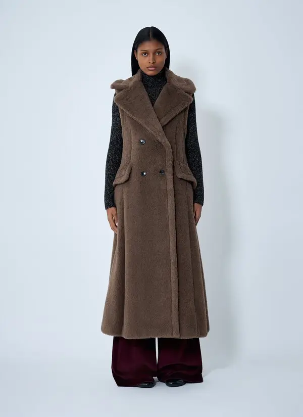 Max Mara Double-breasted Fleece Gilet